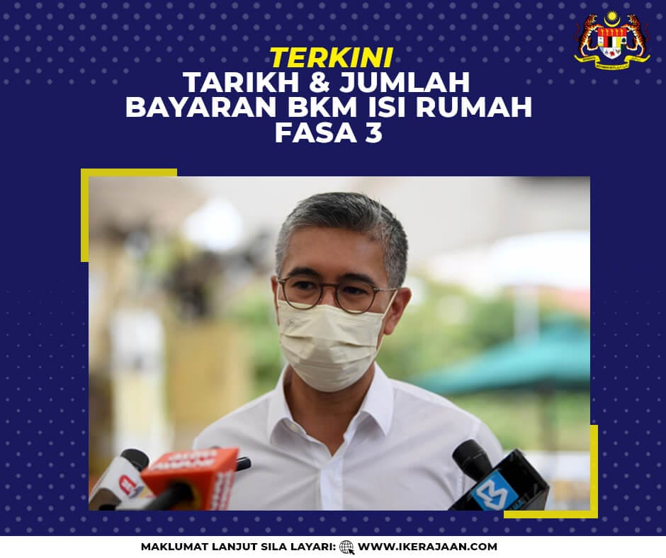 Tarikh & Jumlah Bayaran BKM Isi Rumah Fasa 3