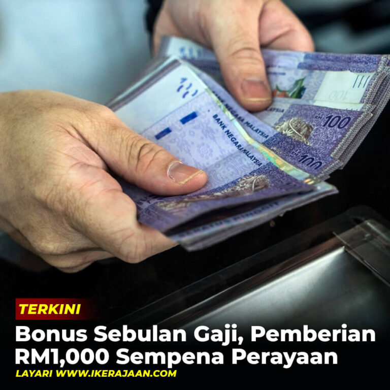 Bonus Sebulan Gaji, Pemberian RM1,000 Sempena Perayaan