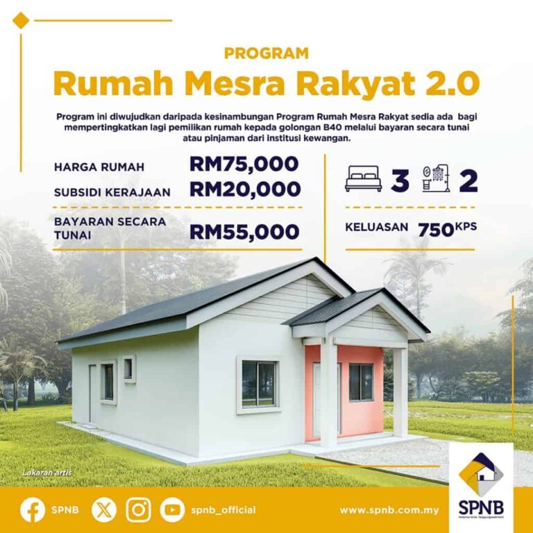 Rumah Mesra Rakyat (RMR) : Cara Mohon & Kategori Kelayakan